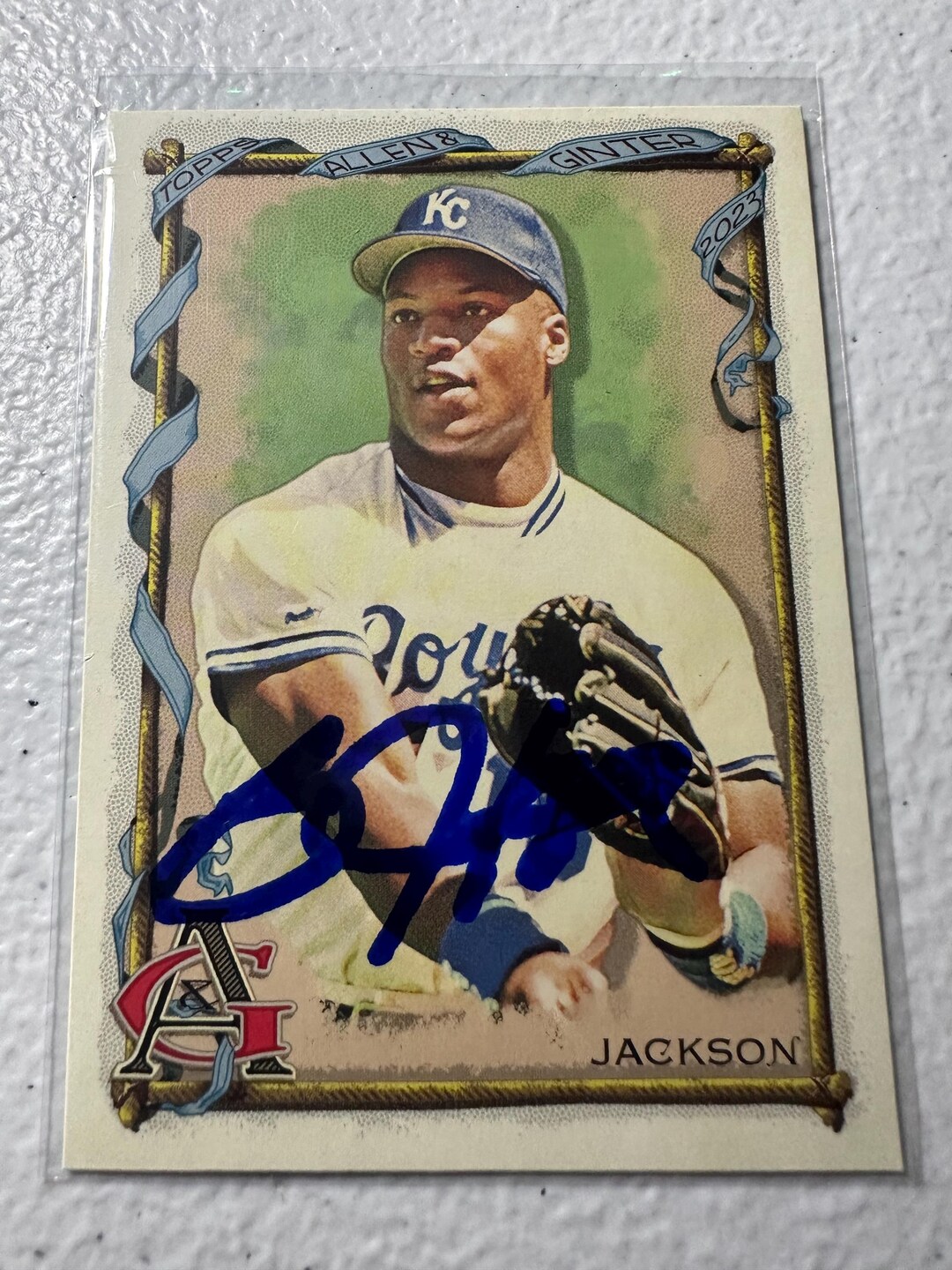 Bo Jackson Autograph Card - Etsy