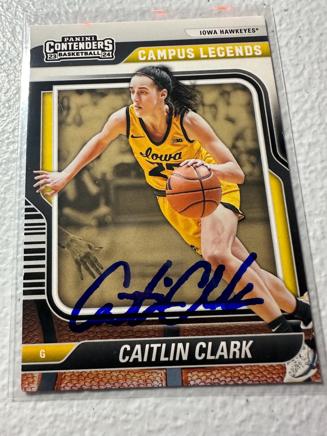 Caitlin Clark Autograph Card - Etsy