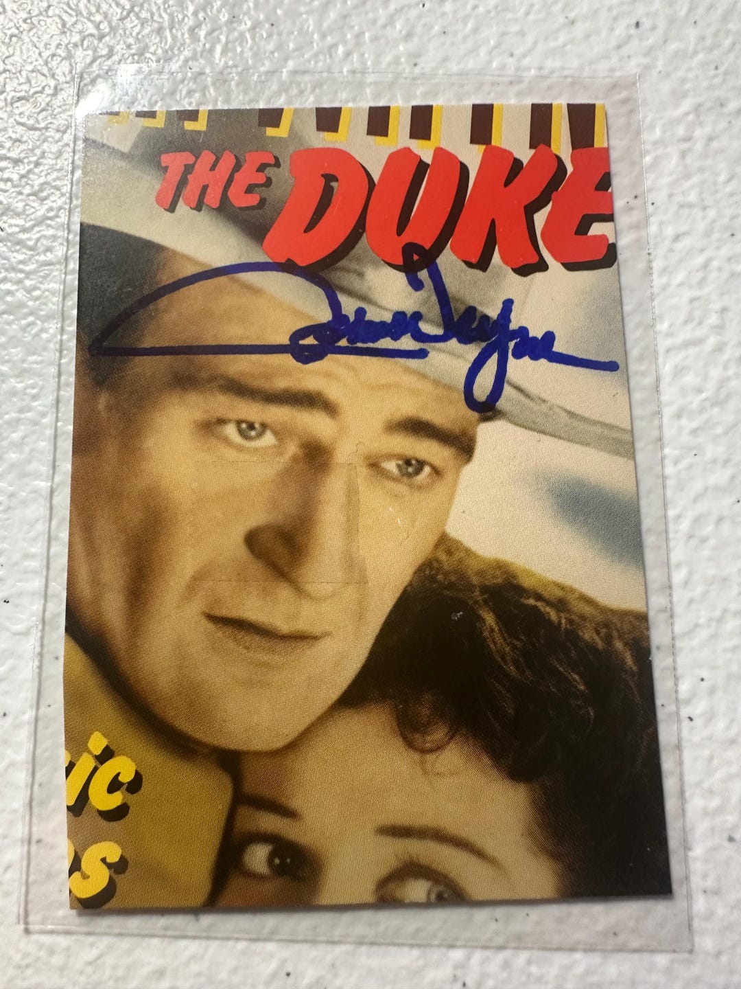John Wayne Autographed Card - Etsy