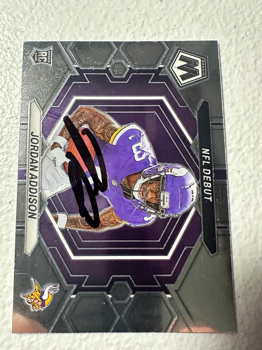 Jordan Addison Autograph Card - Etsy