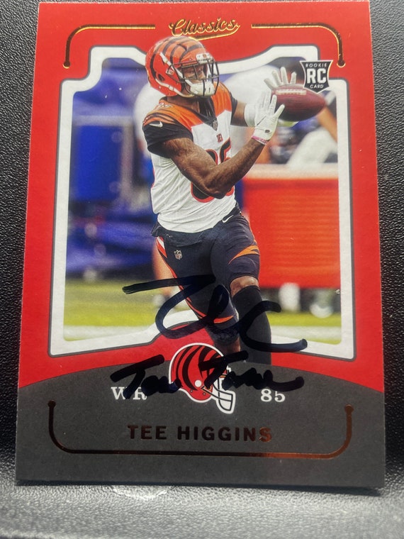 Tee Higgins autographed card Art & Collectibles Memorabilia etna.com.pe