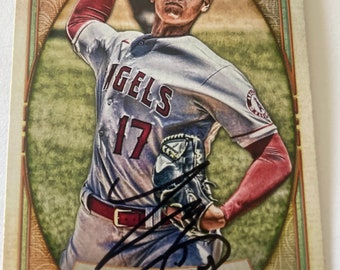 Autograph Shohei Ohtani Card - Etsy