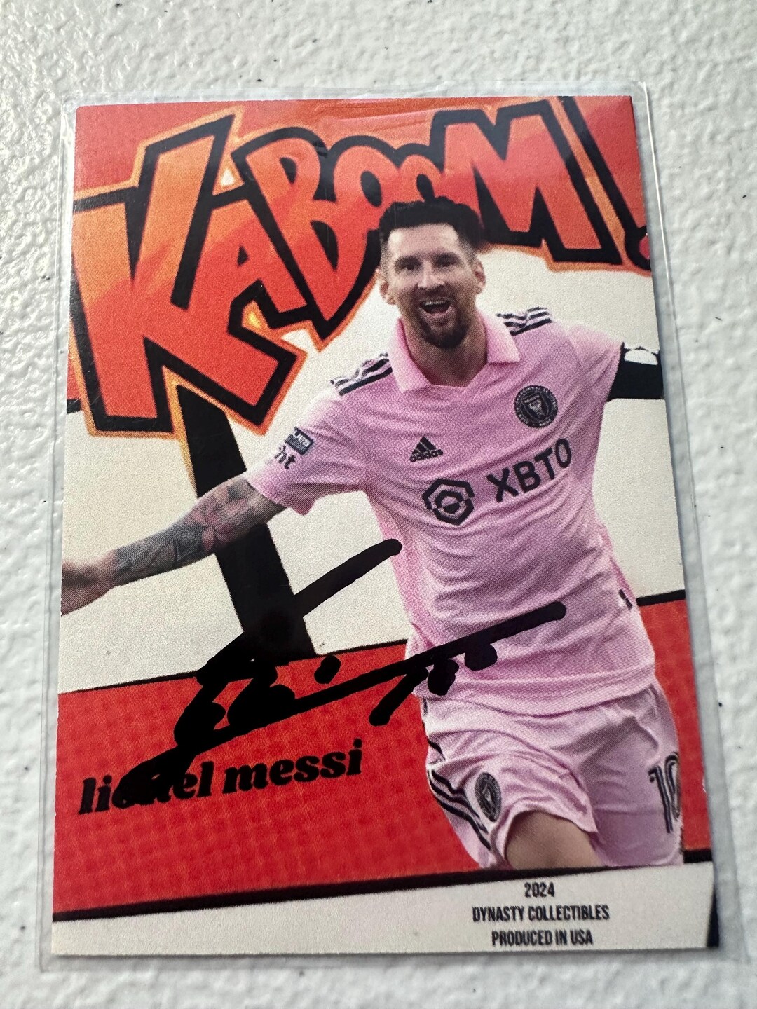 Lionel Messi Autograph Card - Etsy