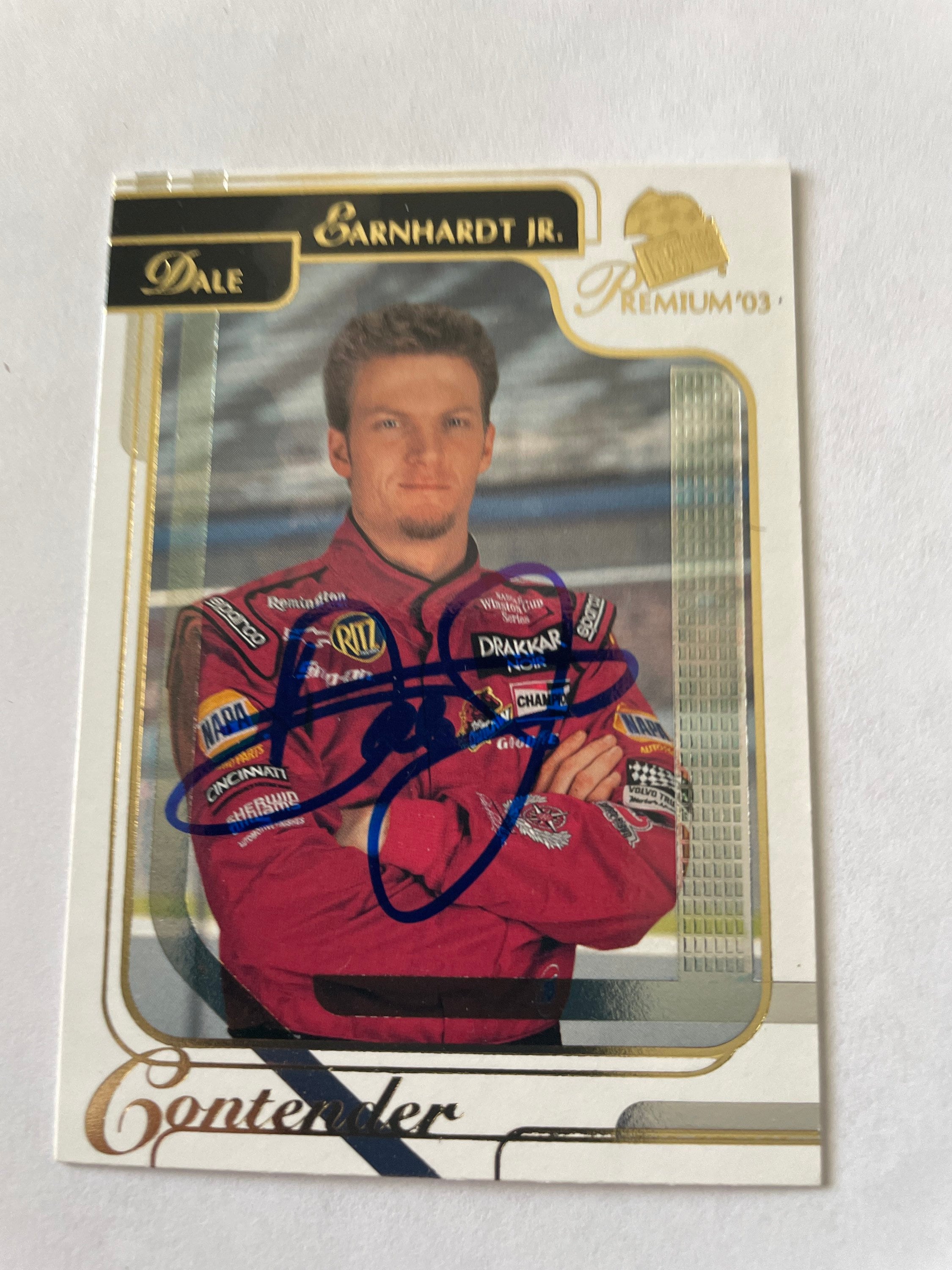 Dale Earnhardt Autographed card | Etsy