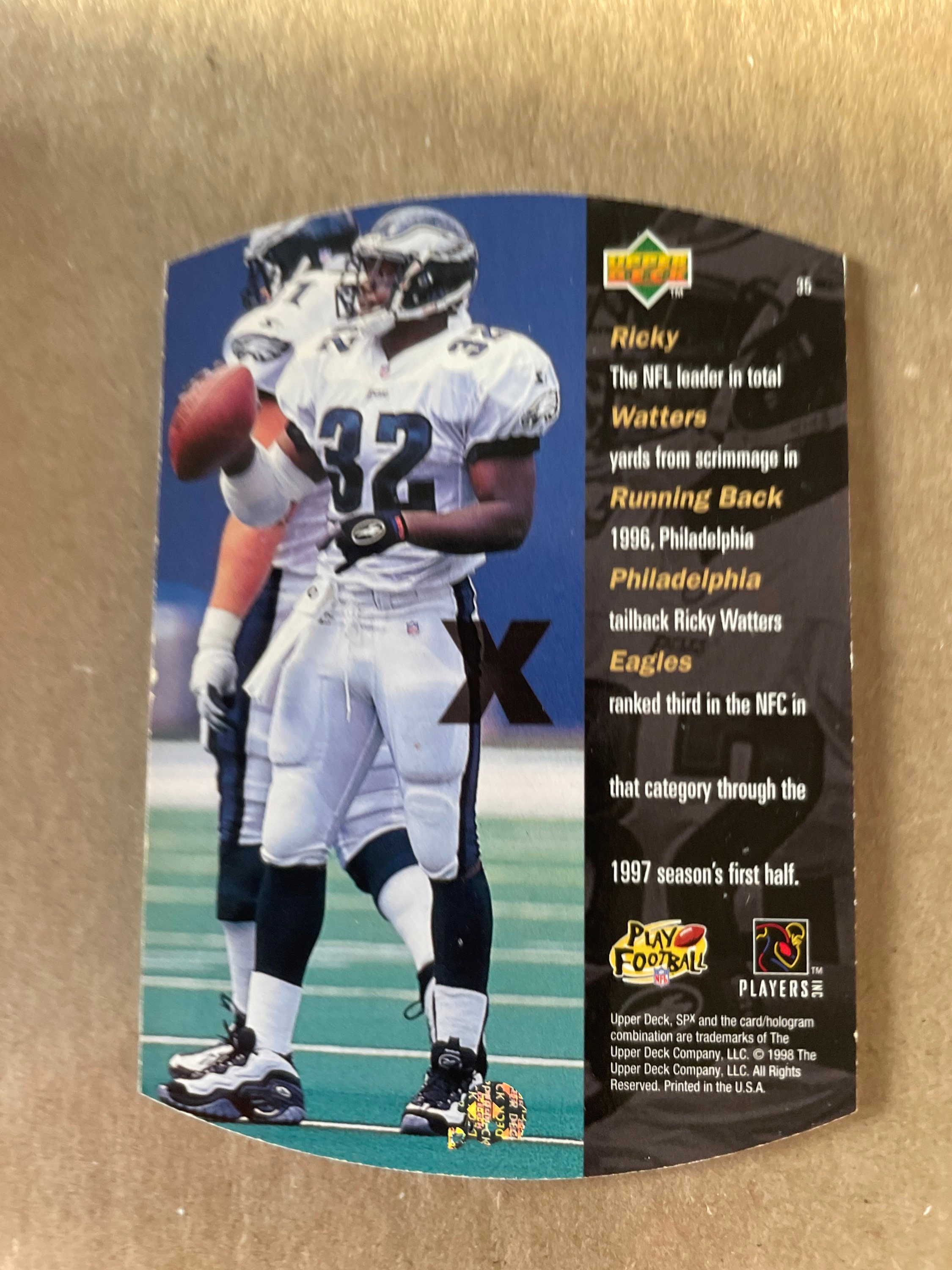 Ricky Watters Autographed card | Etsy