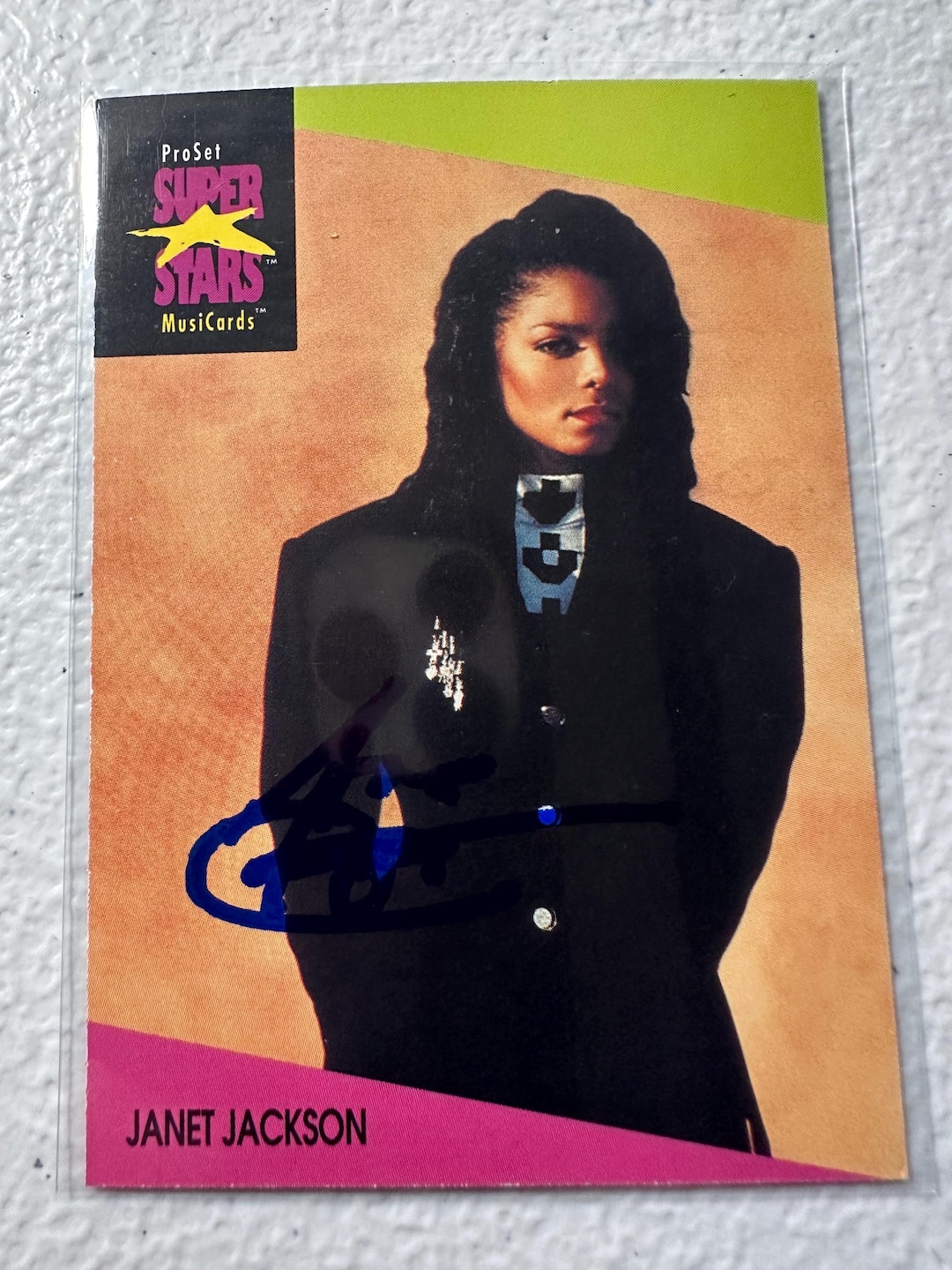 Janet Jackson Autograph Card - Etsy