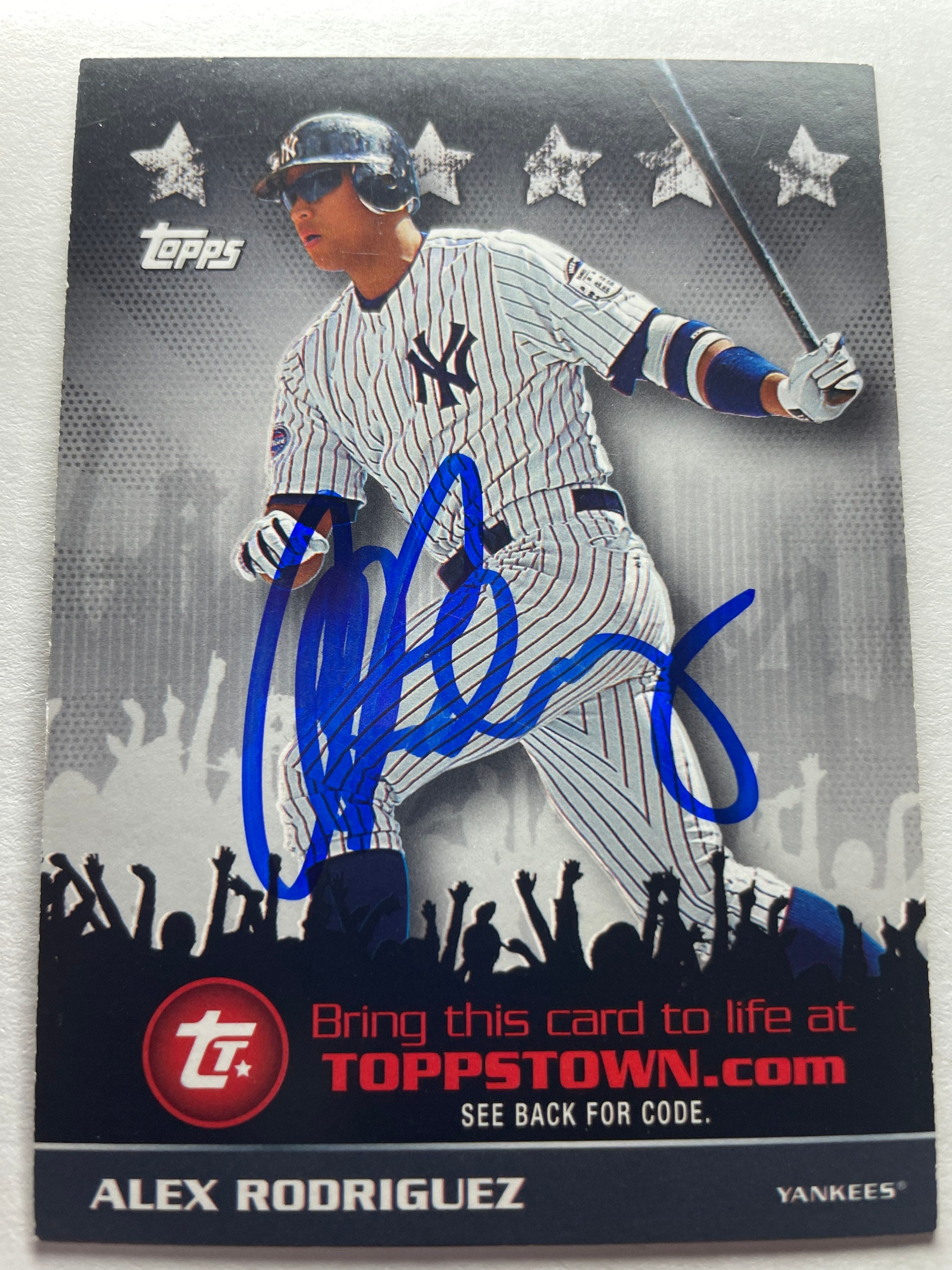 Alex Rodriguez autographed card Collectibles Art & Collectibles ...
