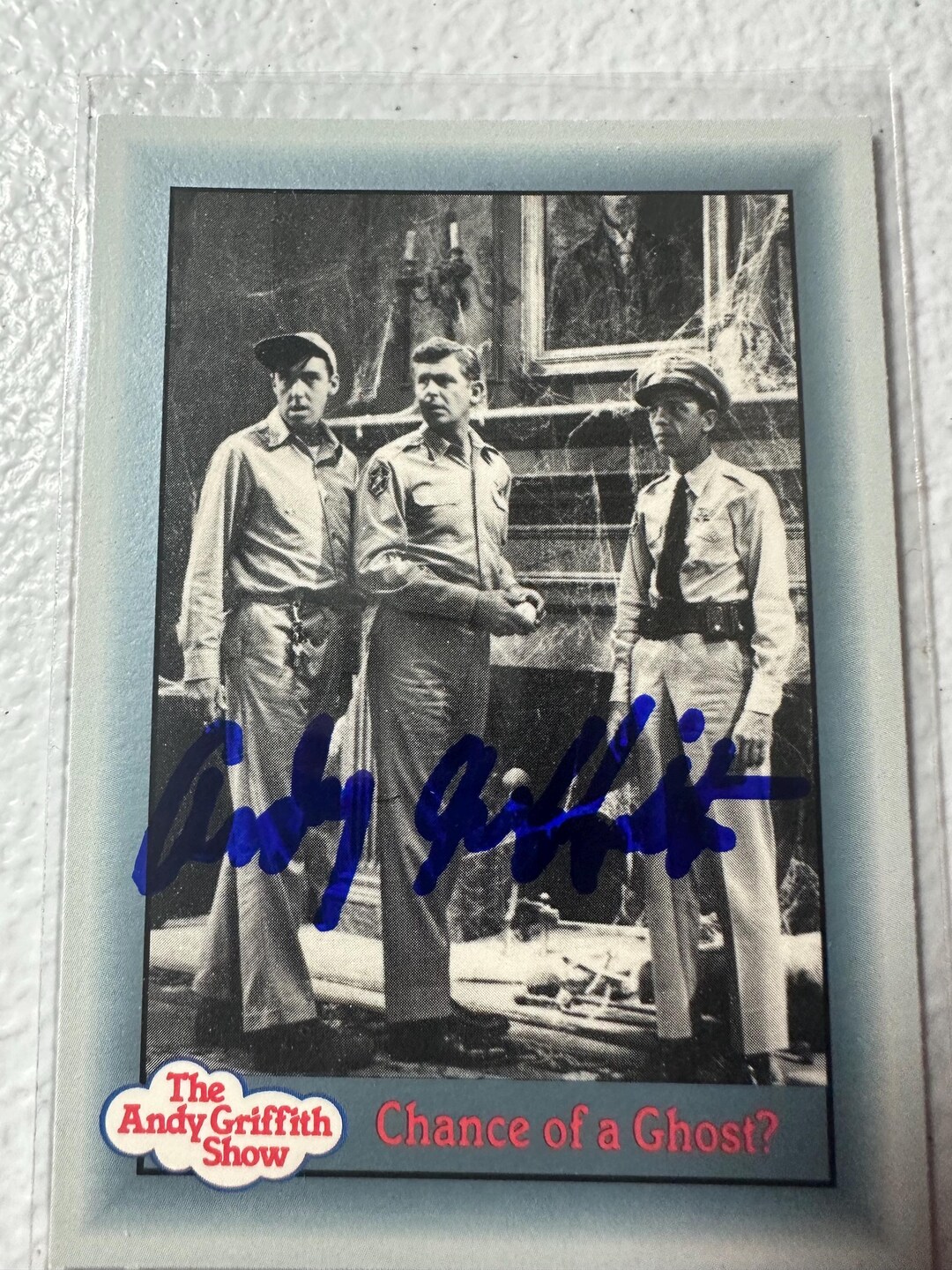 Andy Griffith Autograph Card - Etsy