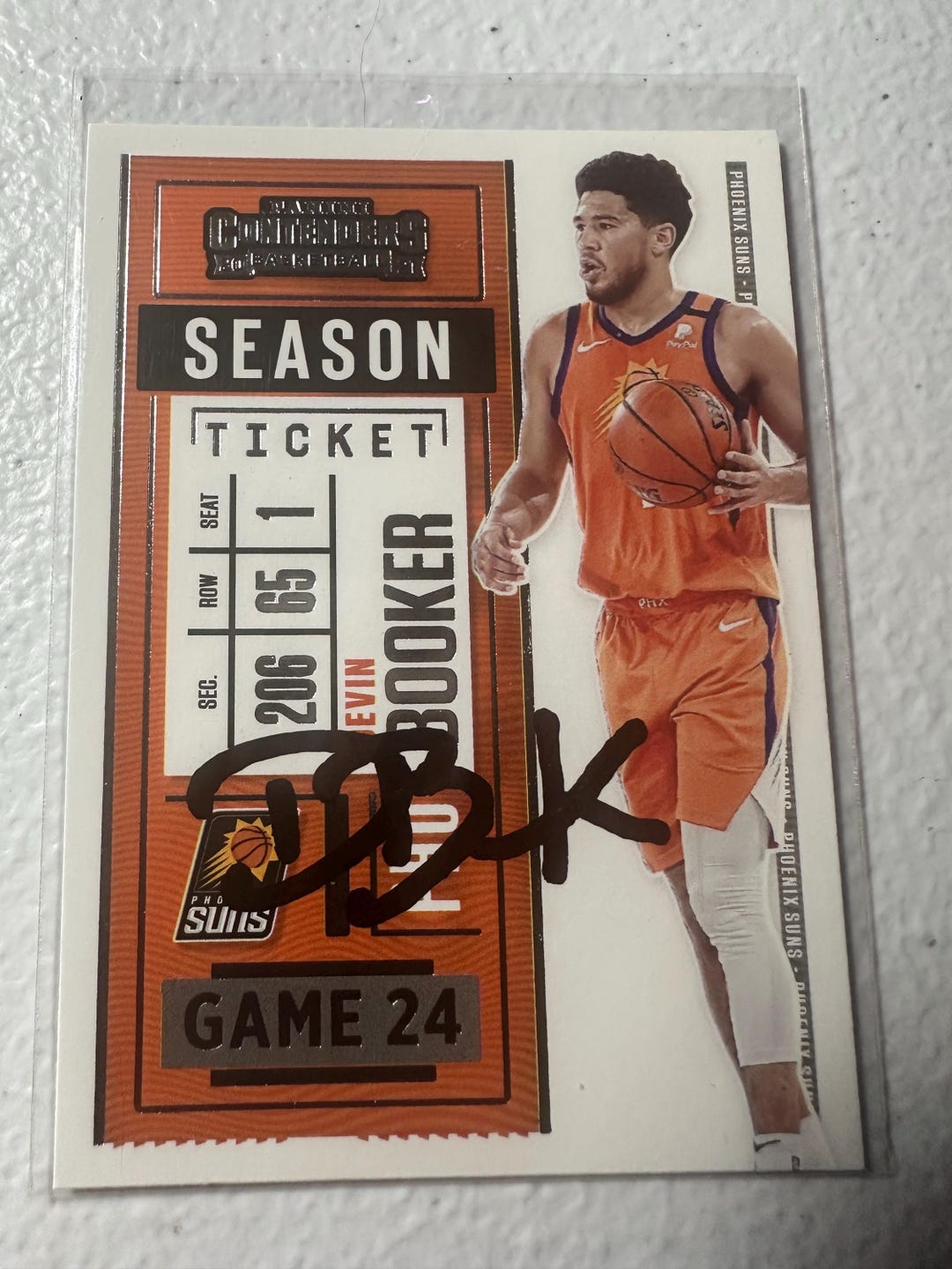 Devin Booker Autographed Card - Etsy