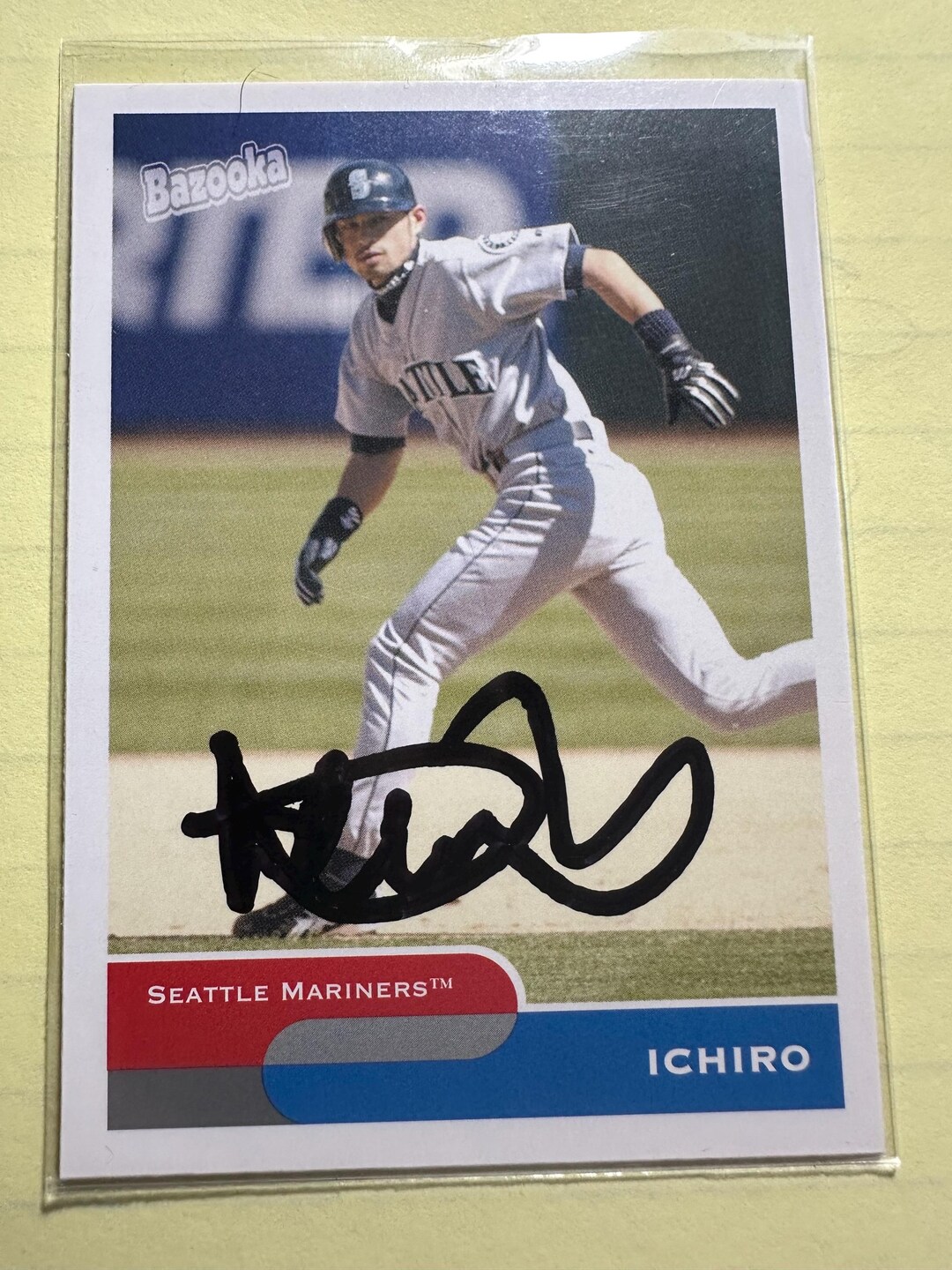 Ichiro Autograph Card - Etsy