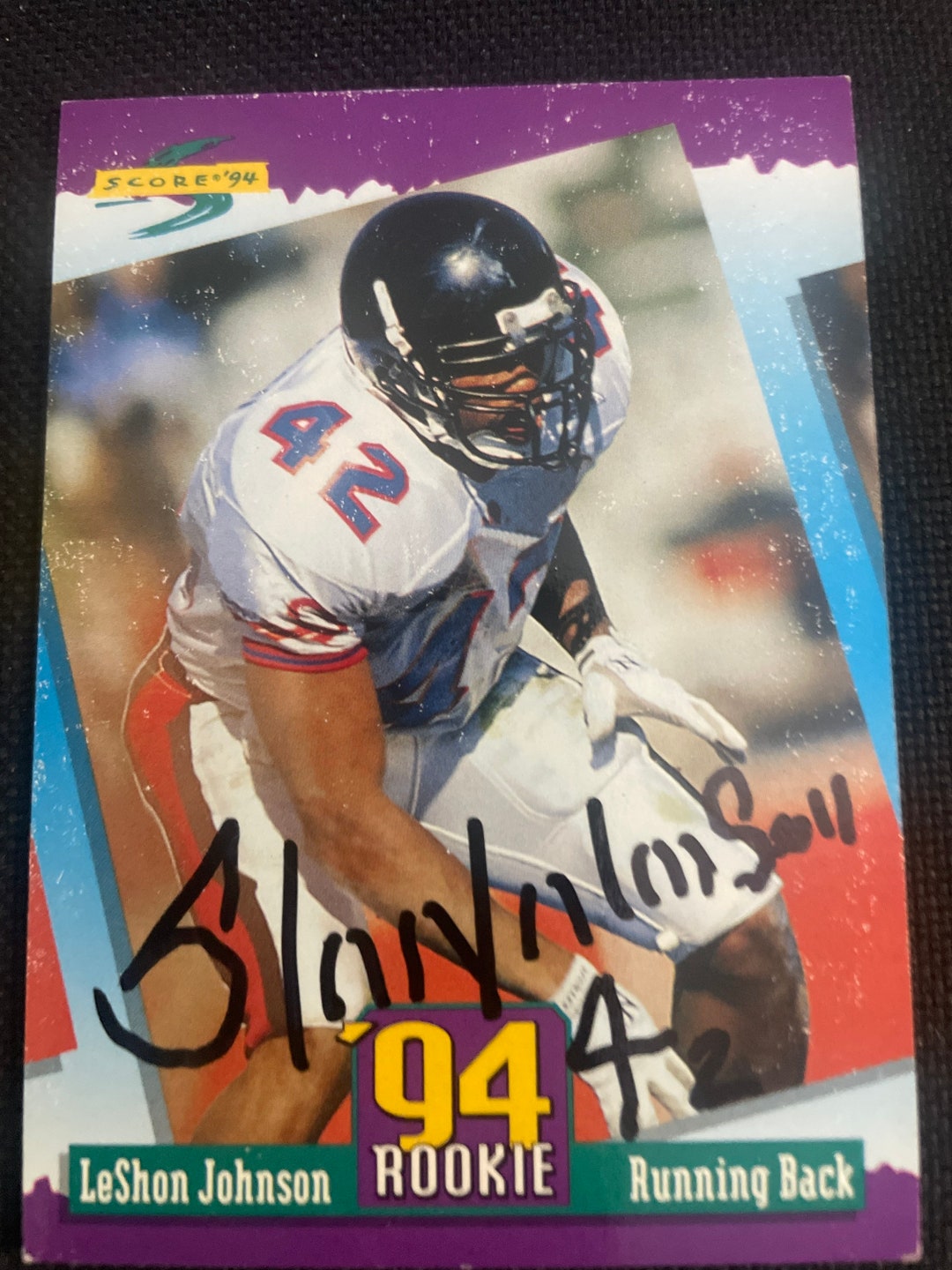 Leshon Johnson Rookie Autographed Card - Etsy