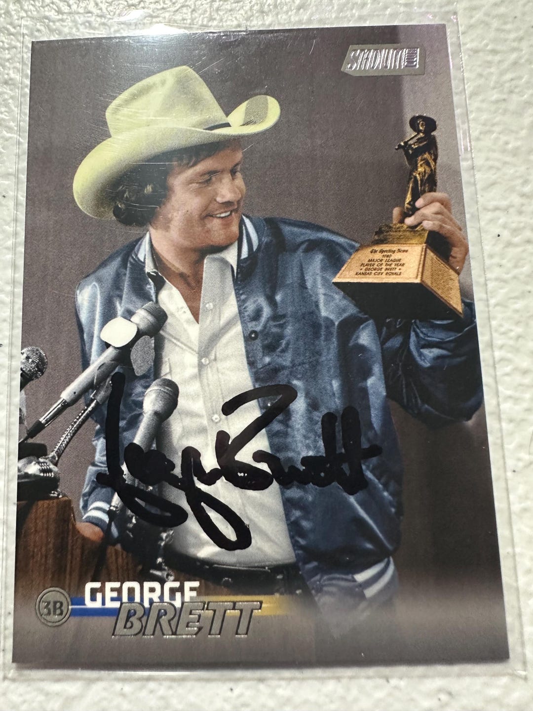 George Brett Autograph Card - Etsy