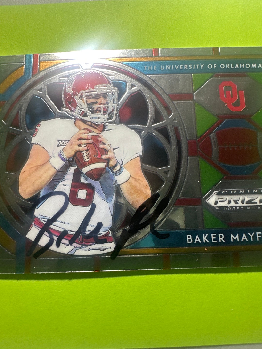 Baker Mayfield Autograph Card - Etsy