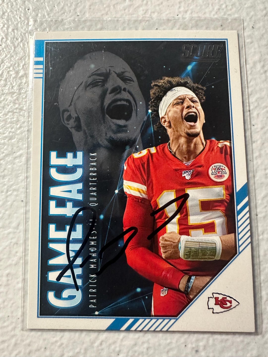 Patrick Mahomes Autograph Card - Etsy