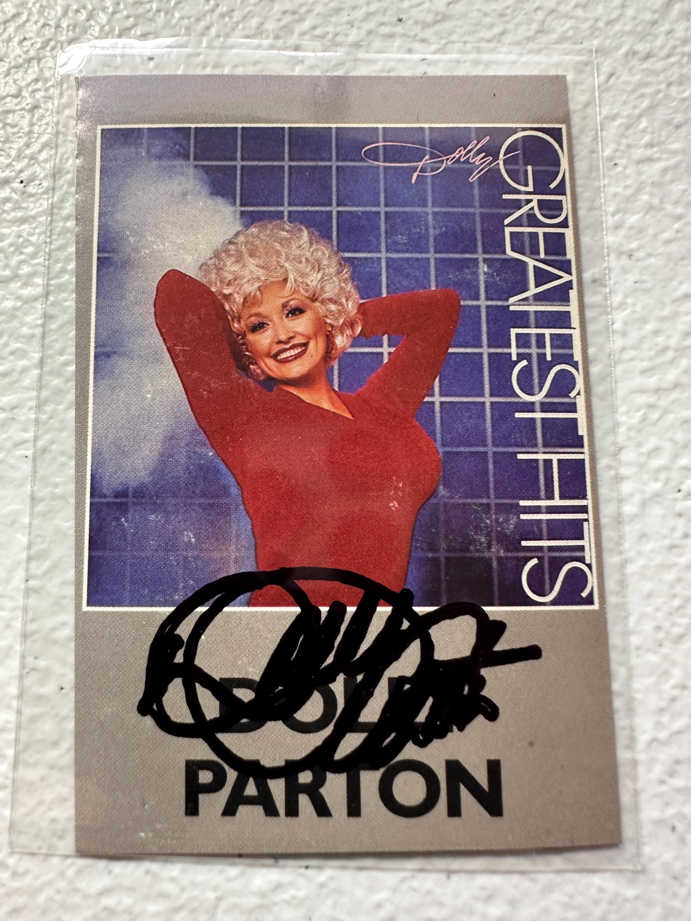 Dolly Parton Autograph Card - Etsy