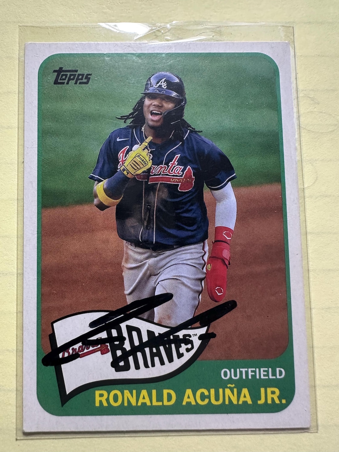 Ronald Acuna Jr. Autograph Card - Etsy
