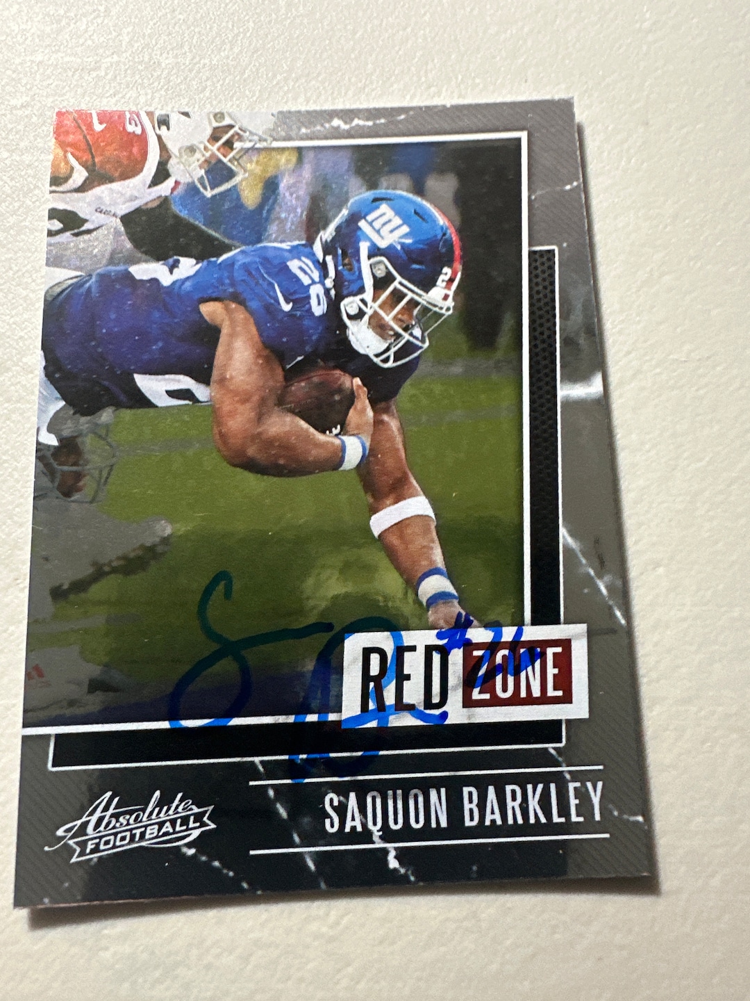 Saquon Barkley Autograph Card - Etsy