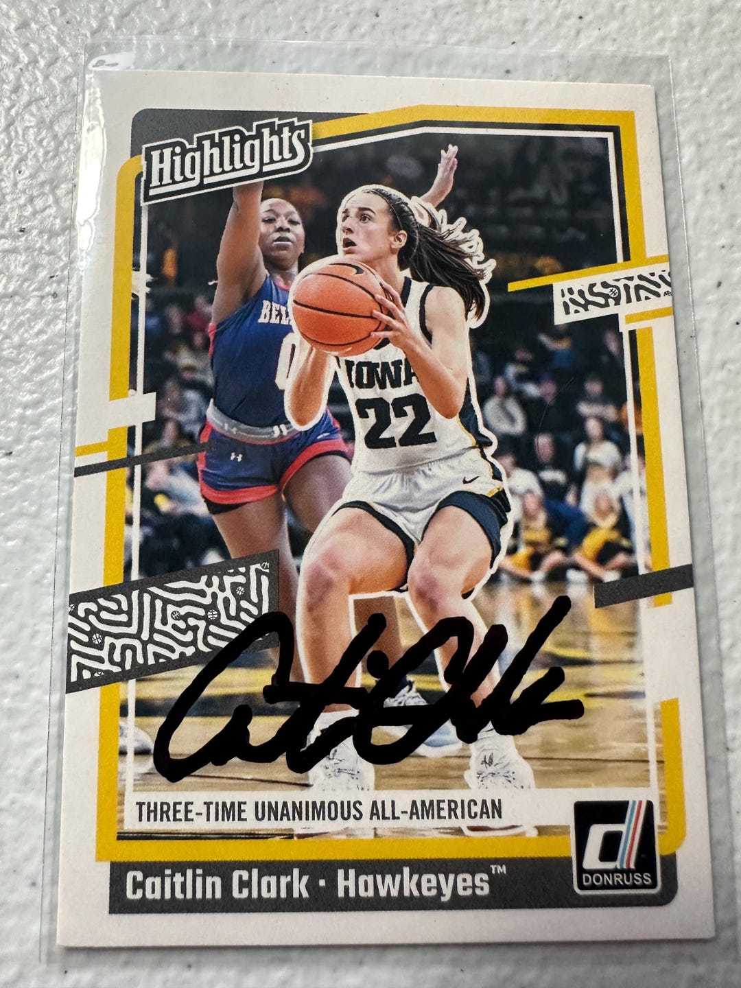 Caitlin Clark Autograph Card - Etsy