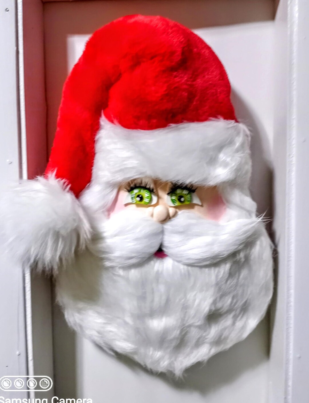 Santa Claus Wreath Attachment, Kris Kringle Wreath Attachment, Santa ...