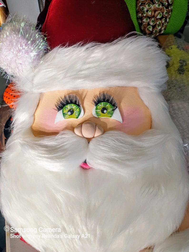 Santa Claus Wreath Attachment Kris Kringle Wreath Attachment - Etsy