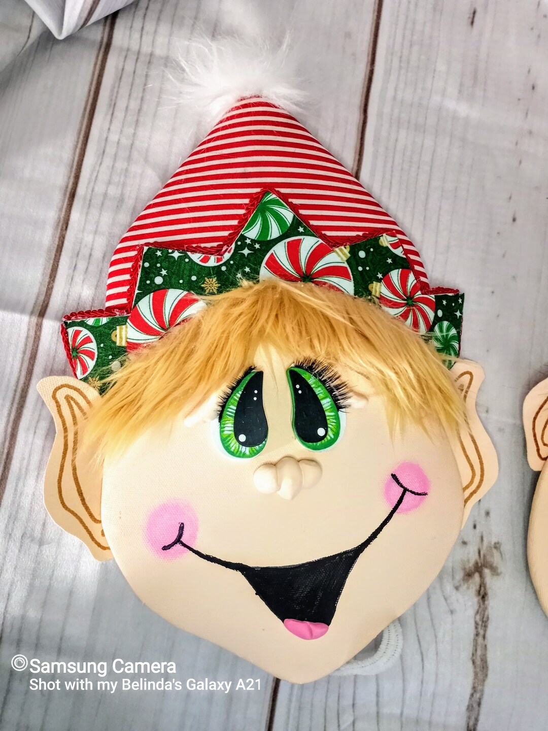 Handmade Elf Wreath Attachment, Holiday , the Toy Makers - Etsy