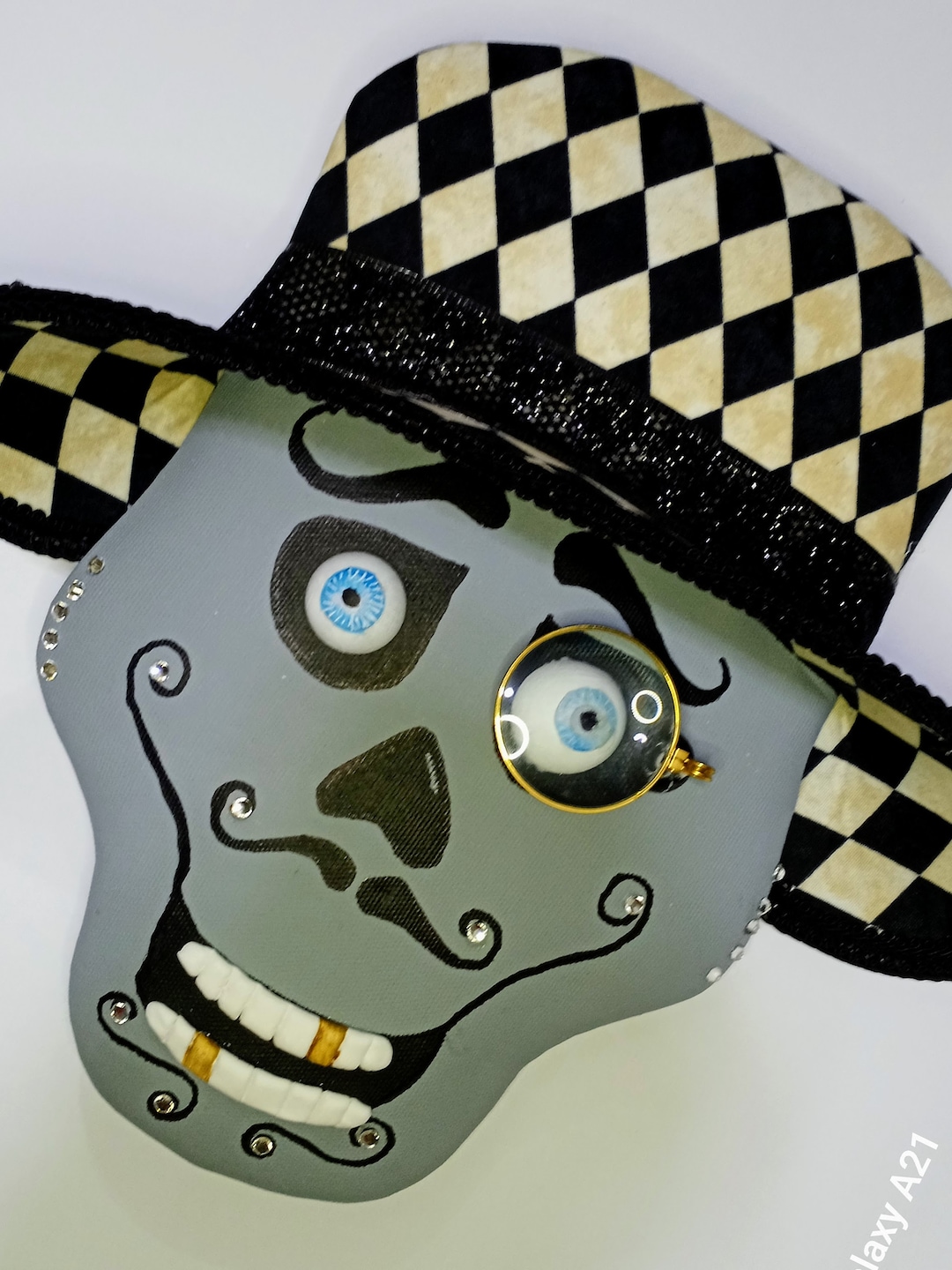 Mr. Skully: Whimsical Halloween Skeleton Wreath Attachment - Etsy