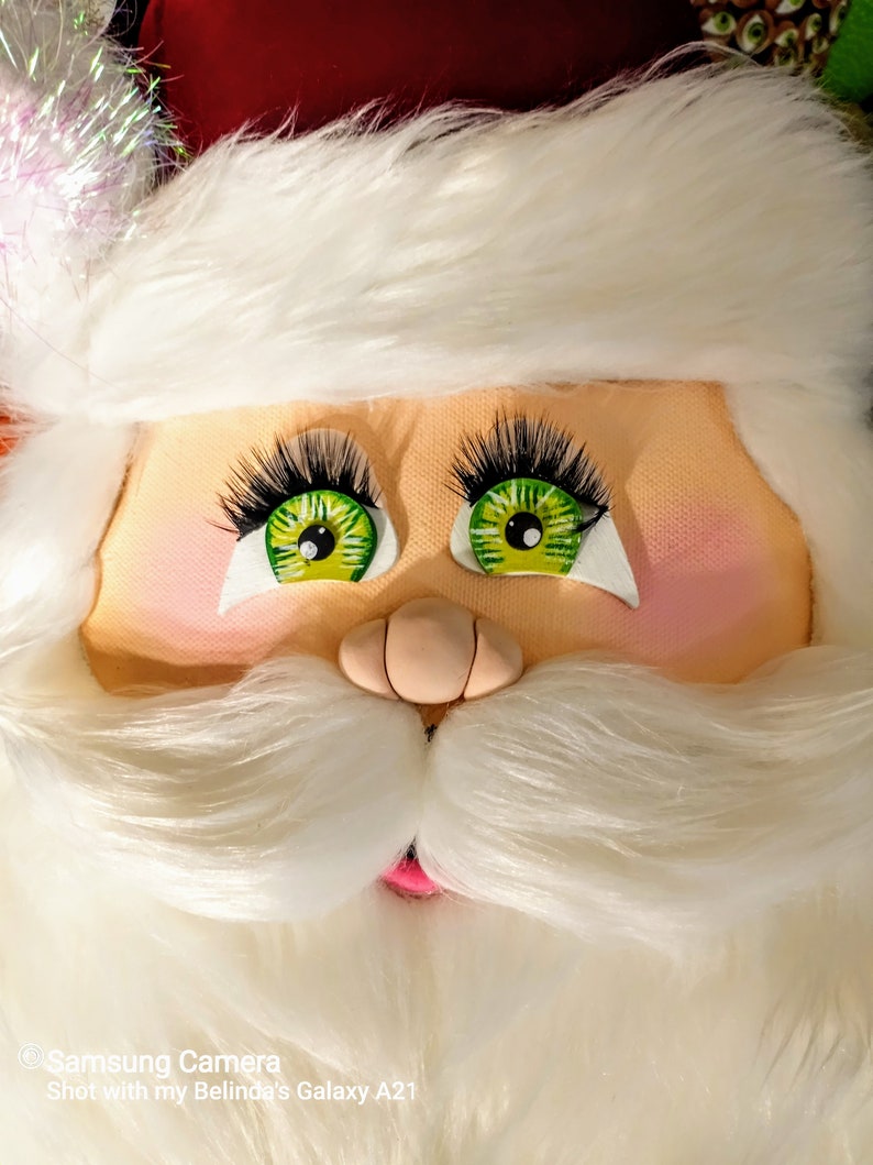 Santa Claus Wreath Attachment Kris Kringle Wreath Attachment - Etsy