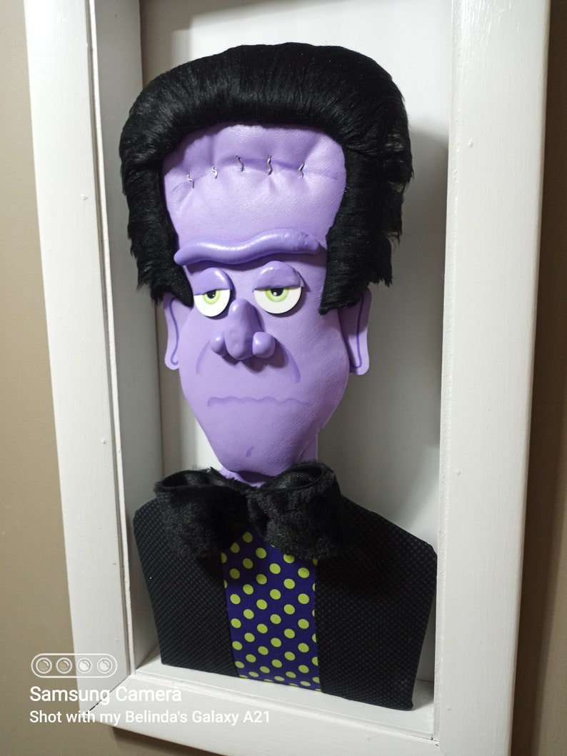 Handmade Frankenstein Wreath Attachment: Whimsical Halloween Decor - Etsy