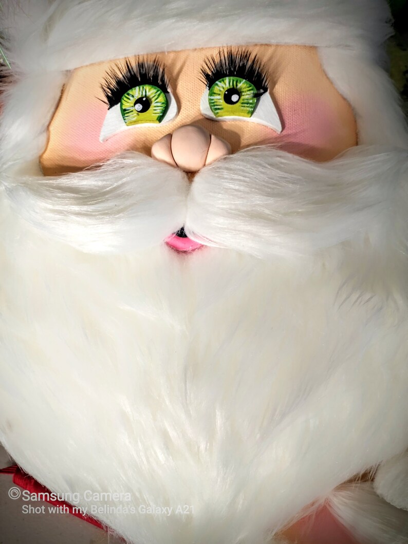 Santa Claus Wreath Attachment Kris Kringle Wreath Attachment - Etsy