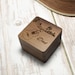 Personalized Fingerprint Guitar Pick Box: Engraved Wooden Plectrum - Etsy