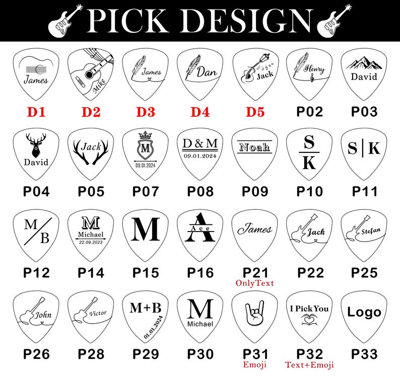 Personalized Wood Guitar Shape Picks Box,custom Guitar Pick Case ...
