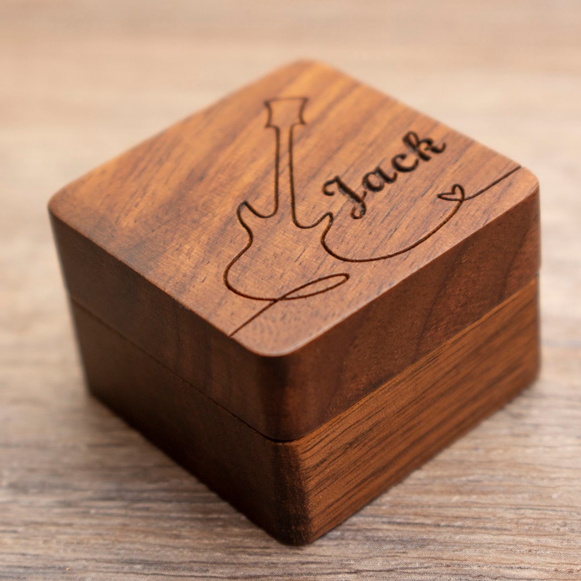 Personalized Wooden Guitar Picks With Case Custom Guitar Pick - Etsy