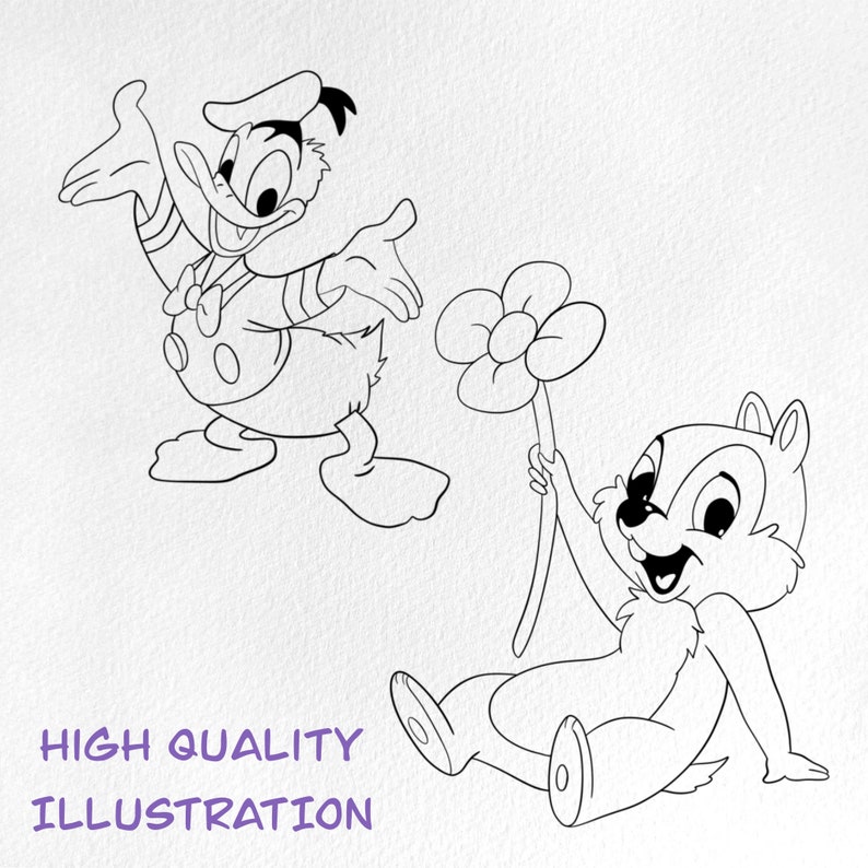 Fantasy Outline SVG PNG Bundle Vol.2 Characters for Cricut Lion King ...