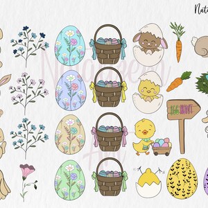 100 Easter Clipart | Spring Clipart | Bunny Clipart | Easter PNG ...