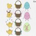 100 Easter Clipart Spring Clipart Bunny Clipart Easter PNG Commercial ...