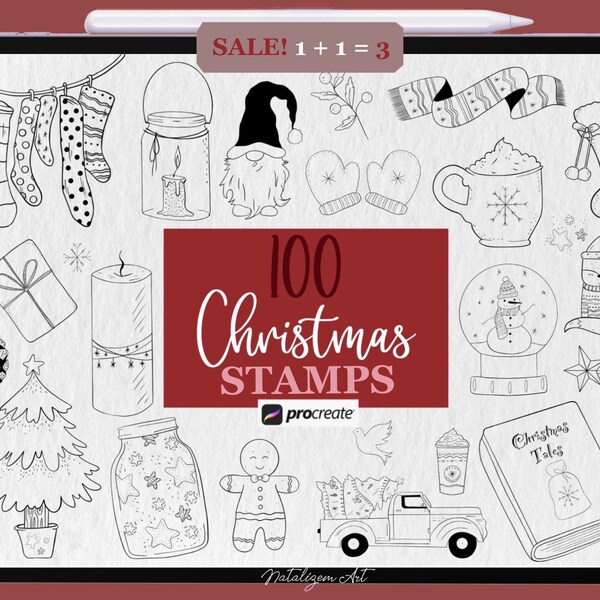 Christmas Stamps - Etsy