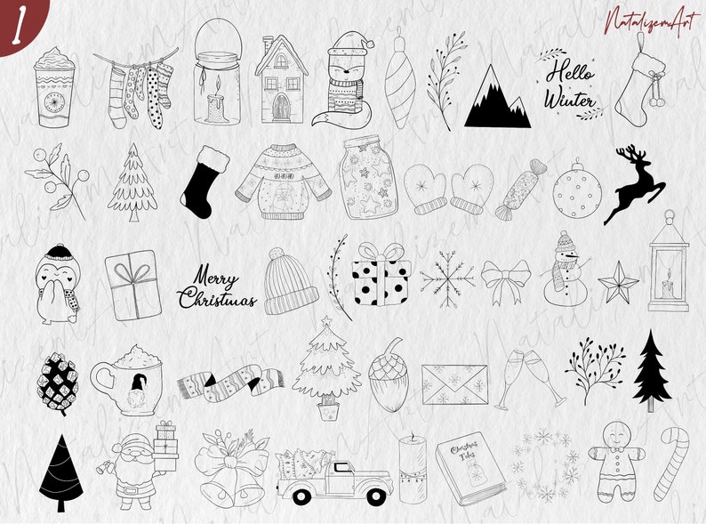 100 Christmas Bundle SVG PNG for Cut File Christmas Tree,ornaments ...