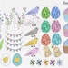 100 Easter Clipart Spring Clipart Bunny Clipart Easter PNG Commercial ...