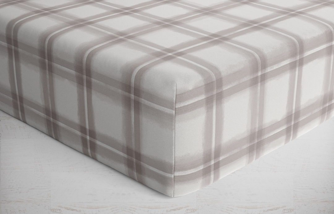 Baby Boy Crib Sheets, Rustic Baby Bedding, Plaid Fitted Crib Sheet ...