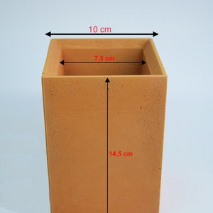 Concrete Pot Silicone Mold DPSM10 Concrete Flower Pot Mould, Silicone ...