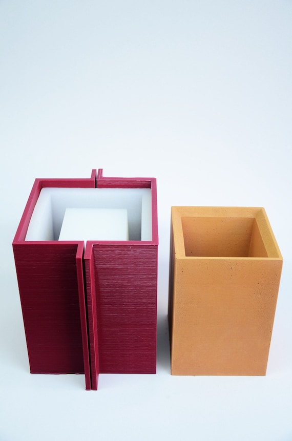 Concrete Pot Silicone Mold DPSM10 Concrete Flower Pot Mould | Etsy