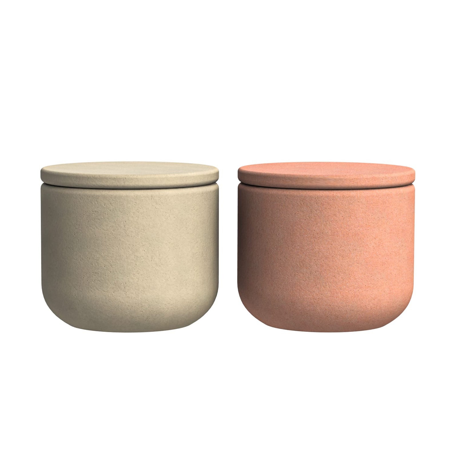 Candle Jar With Lid Mold Round Candle Vessel Wax Container Planter ...