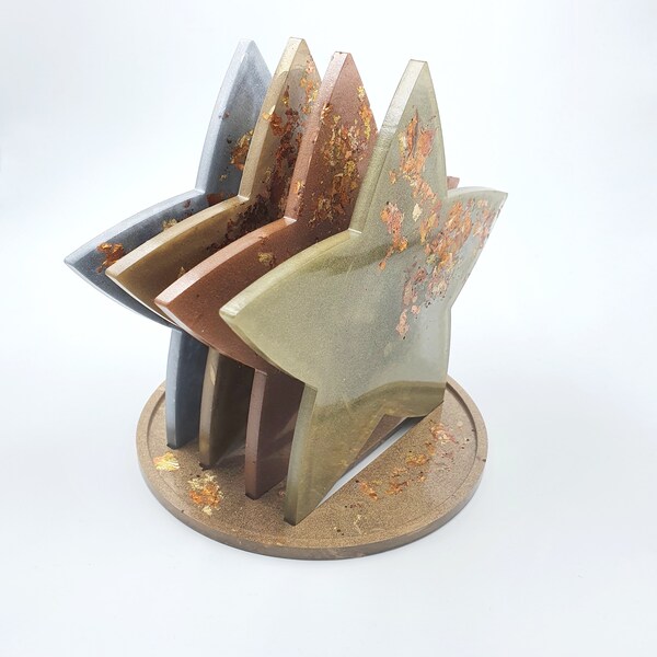 Resin Star Coasters - Etsy