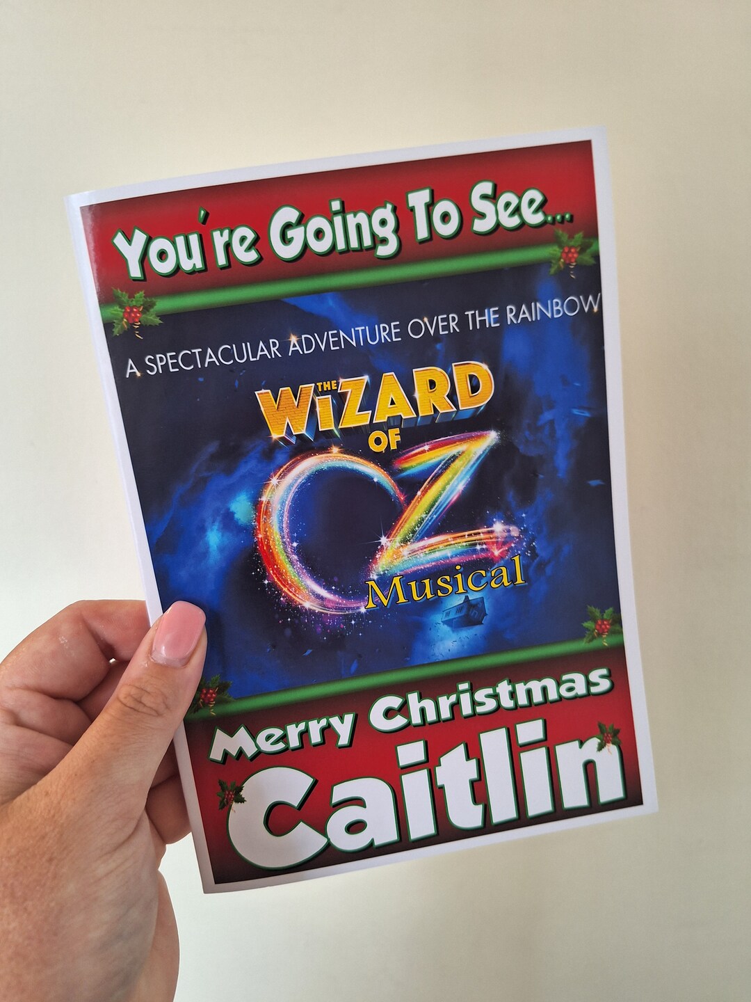 You're Going to See the Wizard of Oz the Musical Personalised Christmas ...