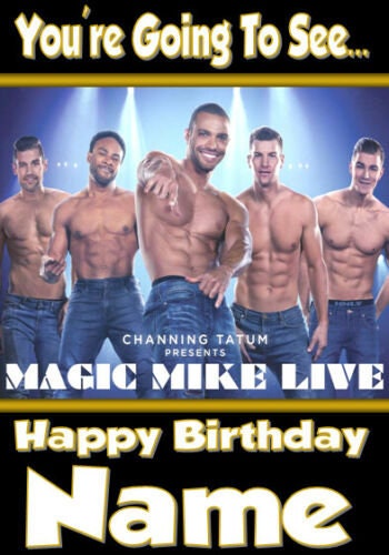 Channing Tatum Happy Birthday Card