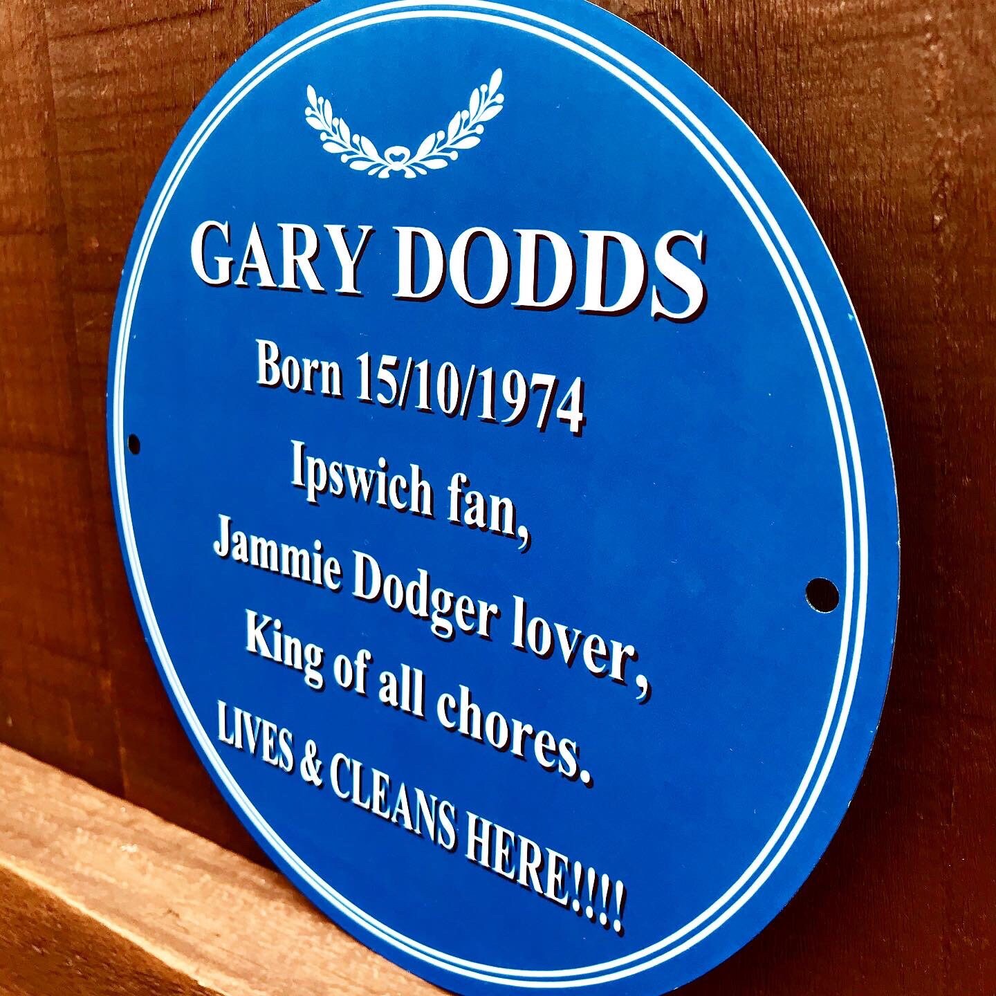Personalised Heritage Blue Plaque Add Any Name and Any Text - Etsy UK