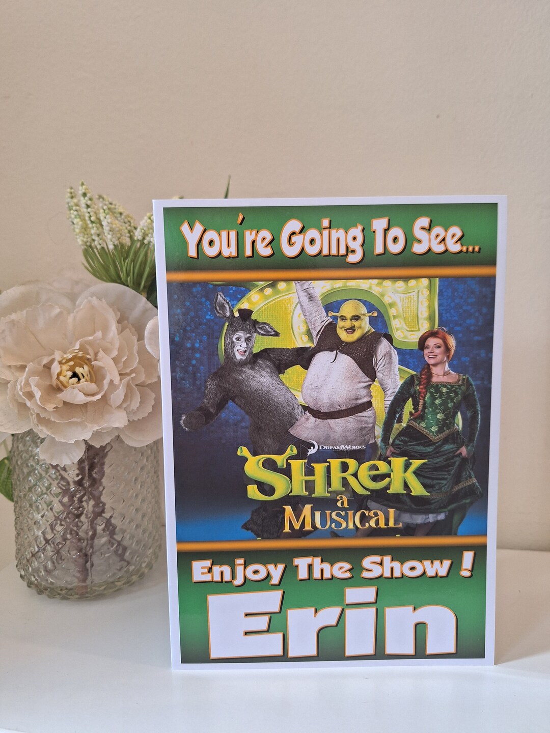 You're Going to See Shrek the Musical - Personalised Greeting/birthday ...