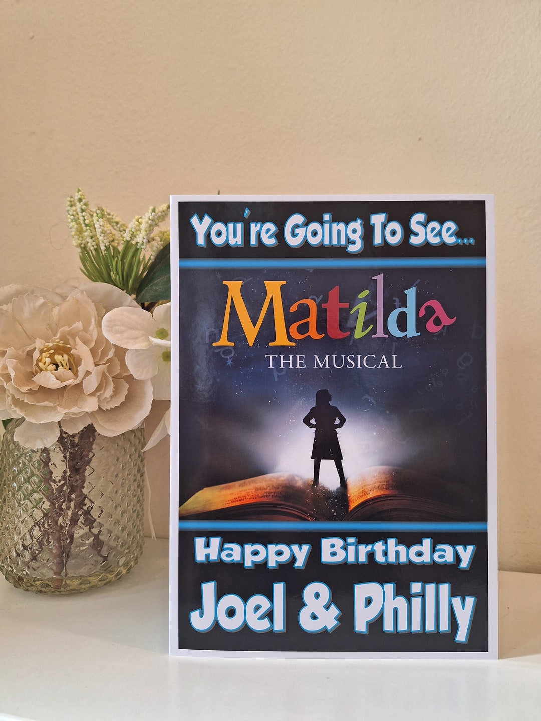 You're Going to See MATILDA the Musical Personalised Greeting Card, Any ...