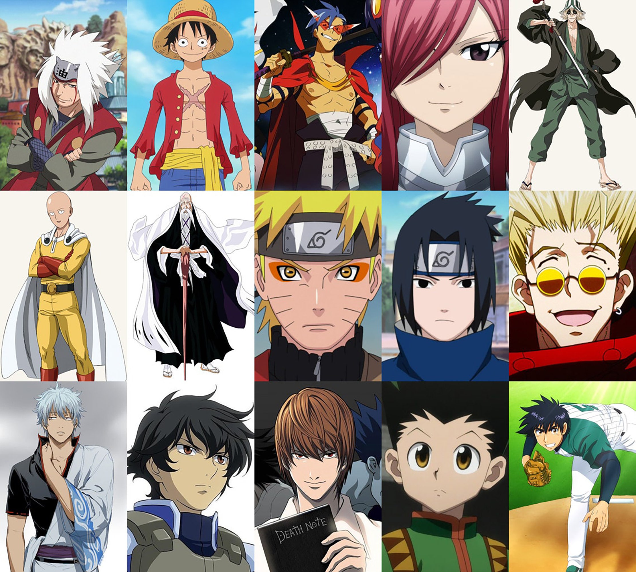 Cool Anime Characters Cover