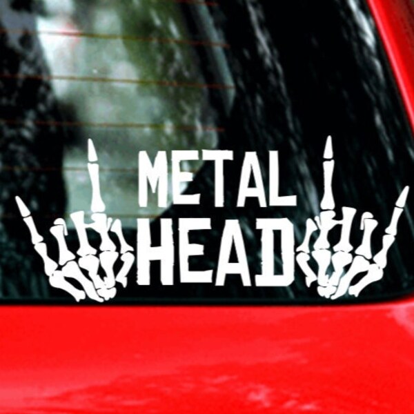 Heavy Metal Decal - Etsy